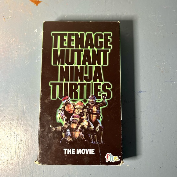 fhe | Media | Teenage Mutant Ninja Turtles The Movie Vhs Tape | Poshmark